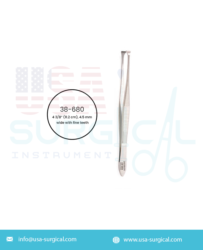 GRAEFE Fixation Forceps with fine teeth - USA Medical Surgical Instrument